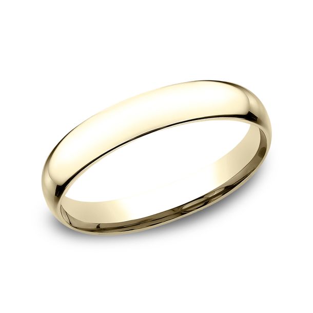 14k Yellow Gold 3mm Comfort Fit Plain Wedding Band Size 5 REEDS Jewelers