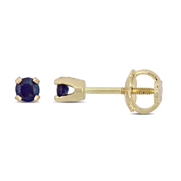 Children's sapphire earrings store