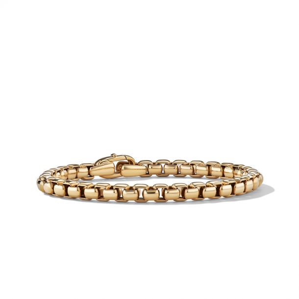 David Yurman DY Bel Aire Chain Bracelet in 18K Yellow Gold REEDS Jewelers
