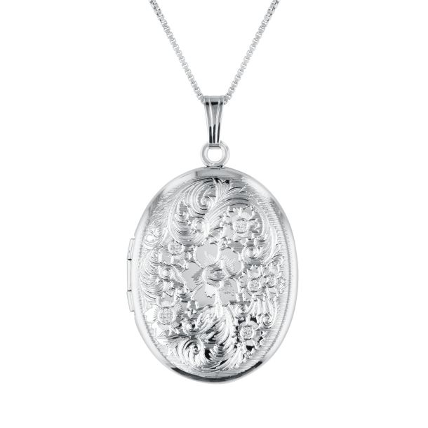 Floral Oval Locket | REEDS Jewelers