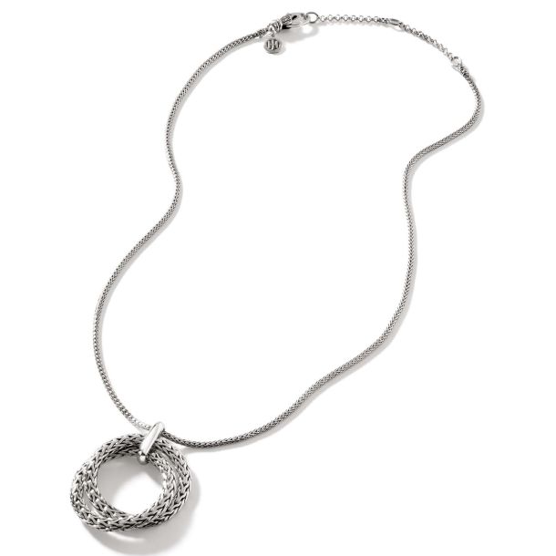 John Hardy Classic Chain Interlink Pendant Necklace | REEDS Jewelers