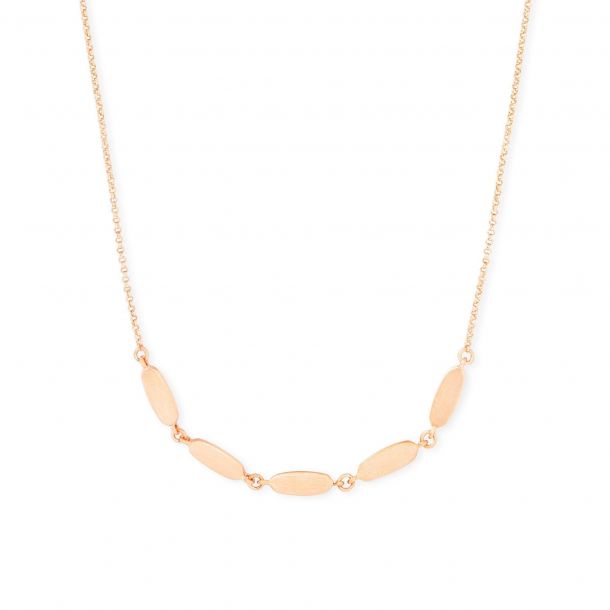 Kendra Scott Fern Collar Necklace Rose Gold Plated