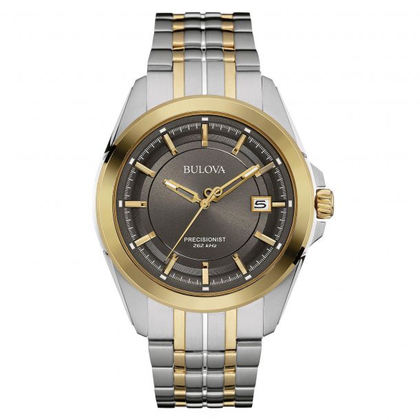 Men's Bulova Precisionist Two-Tone Stainless Steel Watch, 96B252 ...