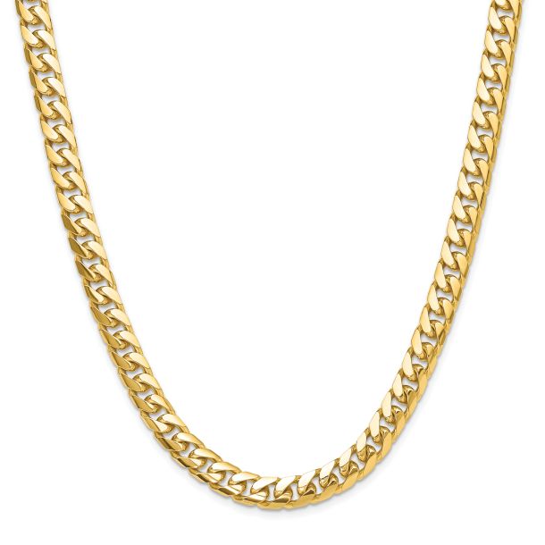 Miami Cuban 14k Yellow Gold Chain Necklace 8mm | REEDS Jewelers
