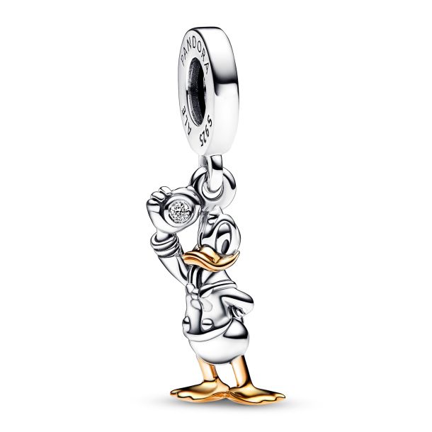 Pandora - Disney, 100th Anniversary Donald Duck Dangle Charm | REEDS ...