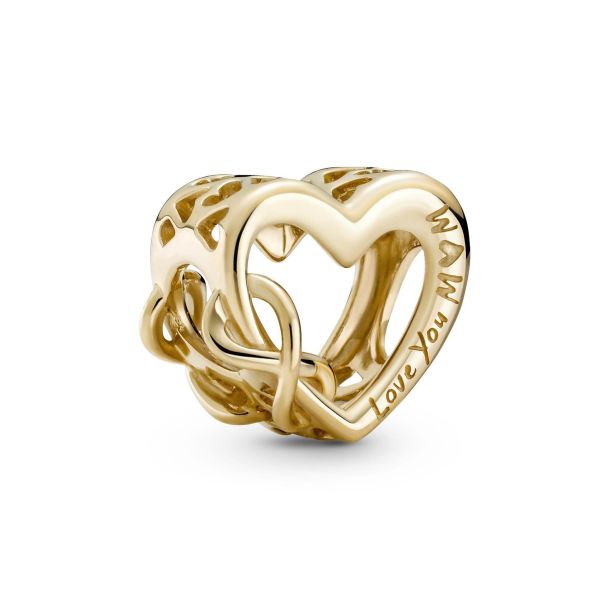 Mom gold charm store