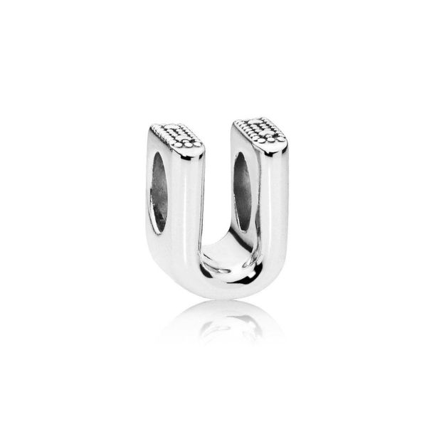 Pandora Letter U Charm | REEDS Jewelers