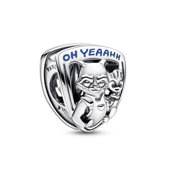 Pandora Marvel Guardians of the Galaxy Rocket Raccoon & Groot Emblem ...