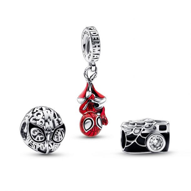 Pandora Marvel Spider Man Charm Set | REEDS Jewelers