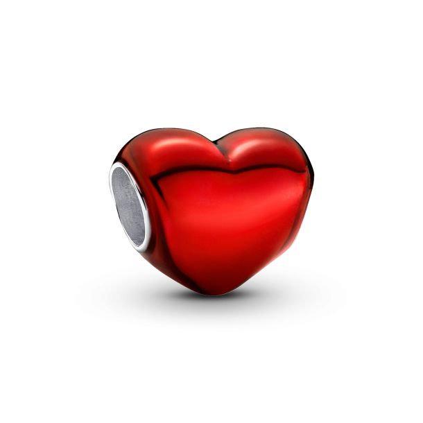 Pandora Metallic Red Heart Charm | REEDS Jewelers