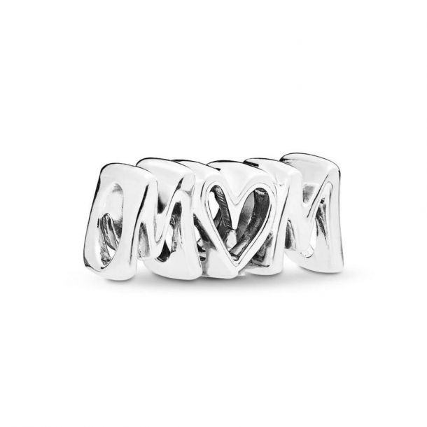 Pandora Mom Script Charm | REEDS Jewelers