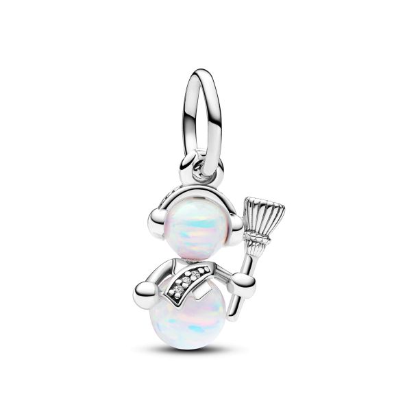 Pandora Opalescent Snowman Dangle Charm | REEDS Jewelers