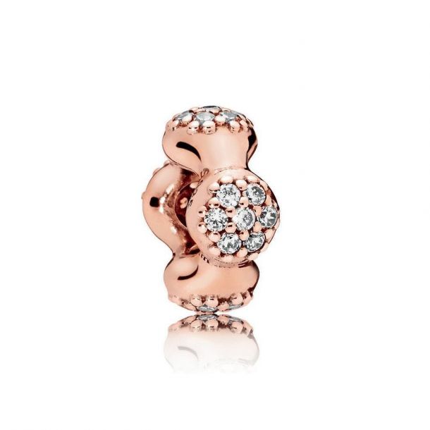 Pandora Rose™ Modern LovePods Spacer, Clear Cubic Zirconia | REEDS Jewelers