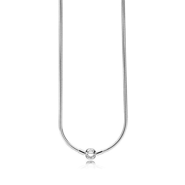 Pandora Moments Snake Chain Necklace Sterling Silver REEDS Jewelers