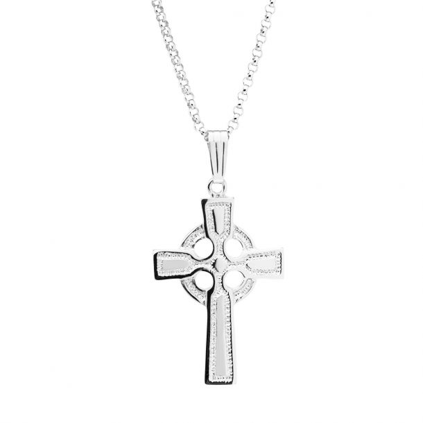 Sterling Silver Celtic Cross Pendant Necklace | REEDS Jewelers