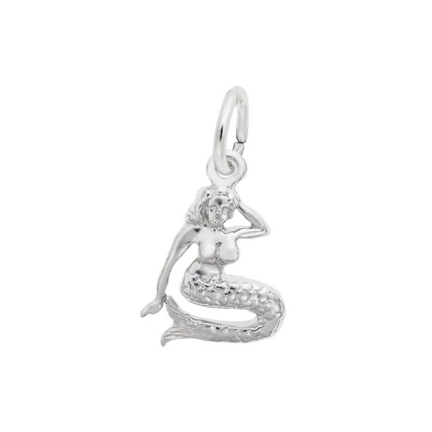 Sterling Silver Mermaid 3D Charm | REEDS Jewelers
