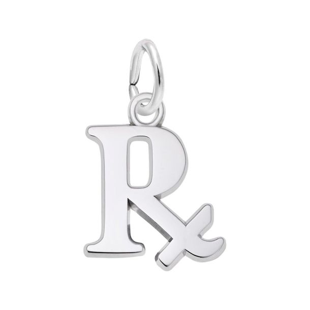 Sterling Silver Pharmacy Flat Charm | REEDS Jewelers