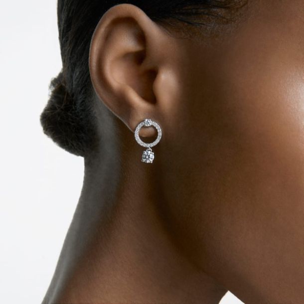 Swarovski Crystal Attract Circle Earrings REEDS Jewelers