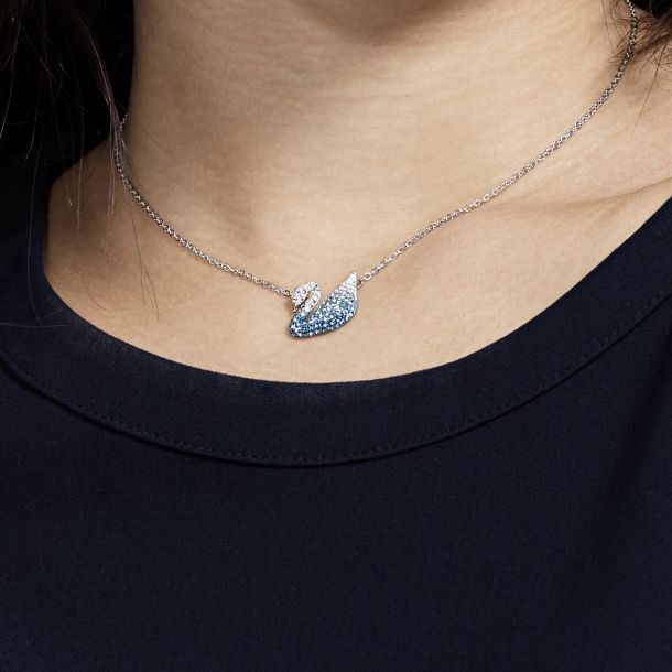Blue swan swarovski store
