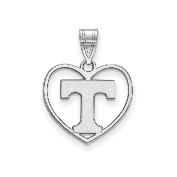University of Tennessee Sterling Silver Heart Pendant | REEDS Jewelers