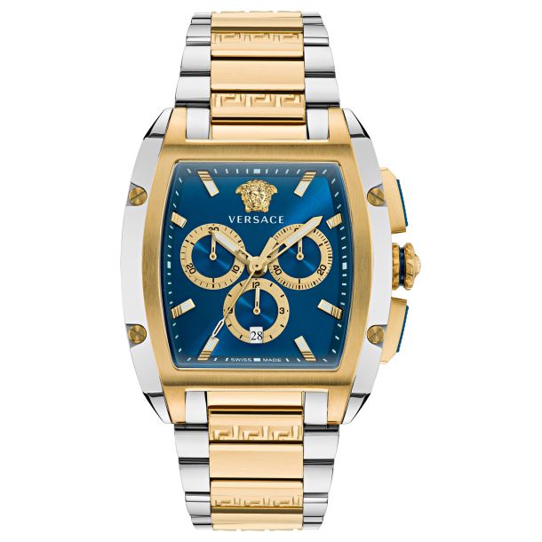 Versace Dominus Two-Tone Bracelet Watch | 42mmx49.5mm | VE6H00723 ...