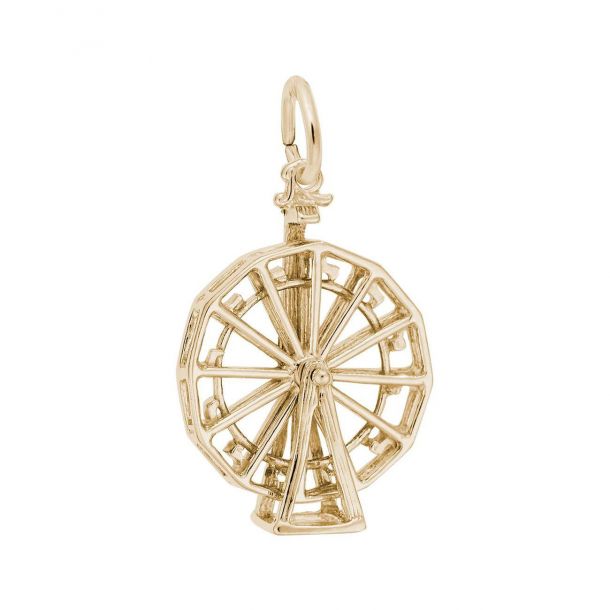Yellow Gold Ferris Wheel Charm | REEDS Jewelers