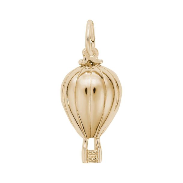 Yellow Gold Hot Air Balloon 3D Charm | REEDS Jewelers