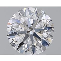 2.00 Carat Round Shape Earth Grown Diamond E Color SI2 Clarity ...