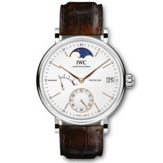IWC Portofino Hand-Wound Moon Phase Watch IW516401 | REEDS Jewelers