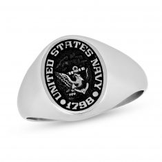 Ladies' Military Signet Ring | REEDS Jewelers