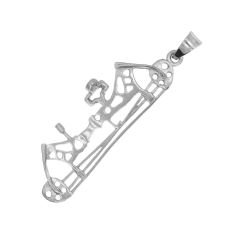 Sterling Silver Compound Bow 3D Charm | REEDS Jewelers