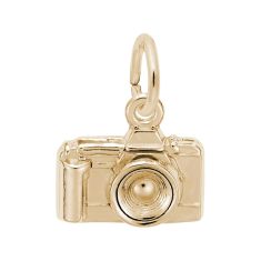 Yellow Gold Camera 3D Charm | REEDS Jewelers