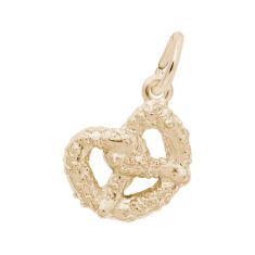 Yellow Gold Pretzel 3D Charm | REEDS Jewelers
