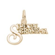 Yellow Gold Special Grandma Flat Charm | REEDS Jewelers