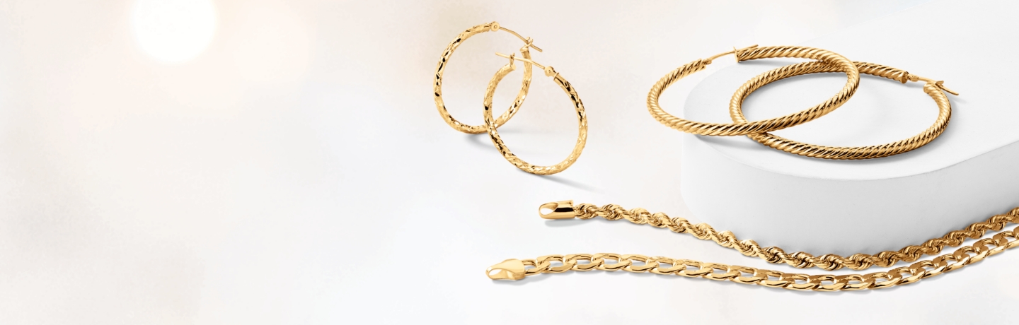 Real Authentic Solid Gold Jewelry: Rings, Earrings, Necklaces ...