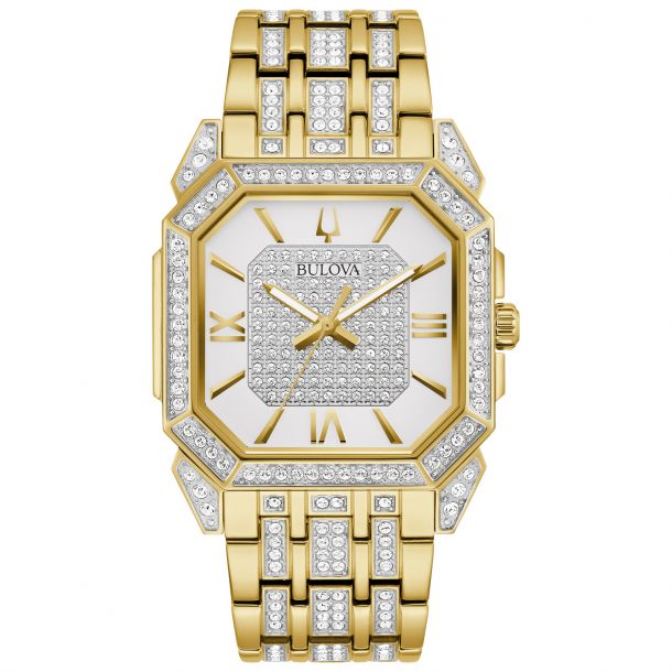 Bulova Classic Octava Crystal-Set Two-Tone Bracelet Watch | 40mm ...