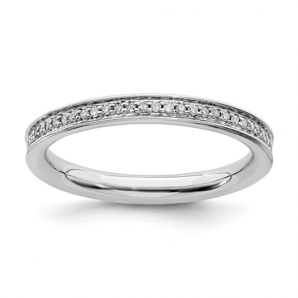 Diamond Eternity Stackable Ring 1/5ctw | REEDS Jewelers