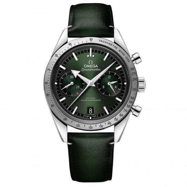 OMEGA Speedmaster '57 Co-Axial Master Chronometer Chronograph Green ...