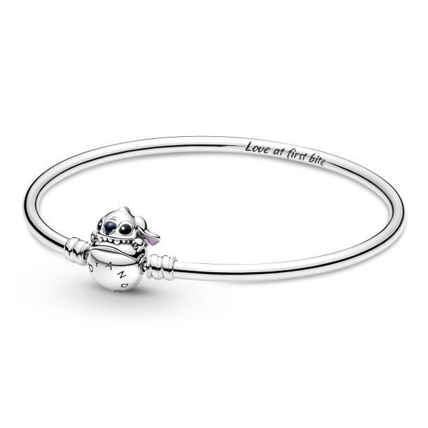 Pandora - Disney, Stitch Biting Clasp Bangle Bracelet | REEDS Jewelers