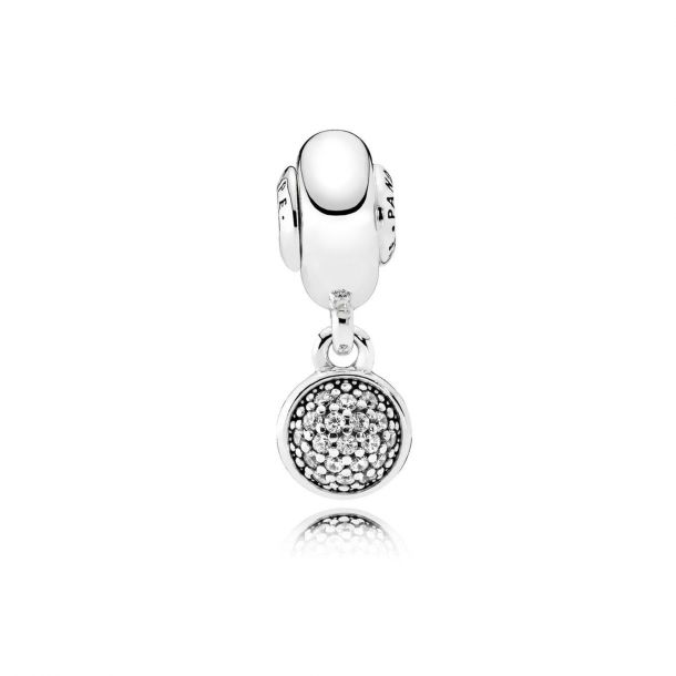 Pandora Essence Collection Hope Dangle Charm, Clear Cubic Zirconia ...