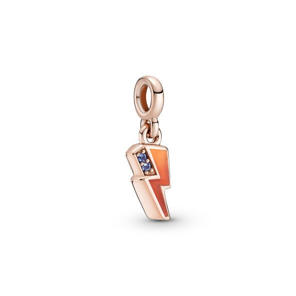 Pandora ME Light Me Up Mini Dangle Charm, Rose Gold-Plated | REEDS Jewelers