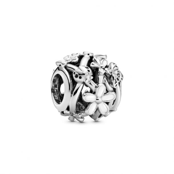 Pandora Openwork White Daisy Flower Charm | REEDS Jewelers