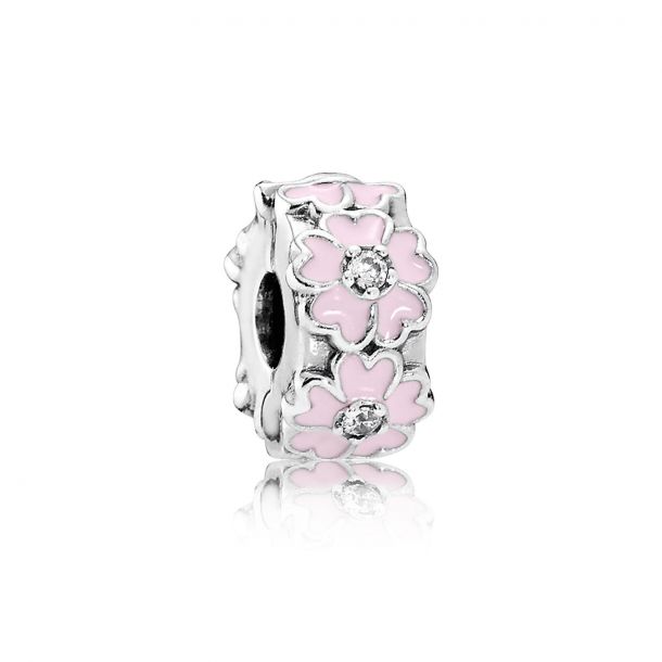 Pandora Pink Primrose Clip with Silicone Grip | REEDS Jewelers