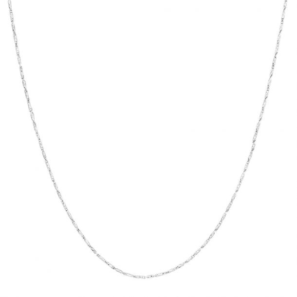Sterling Silver Sparkle Raso Adjustable Chain Necklace | REEDS Jewelers