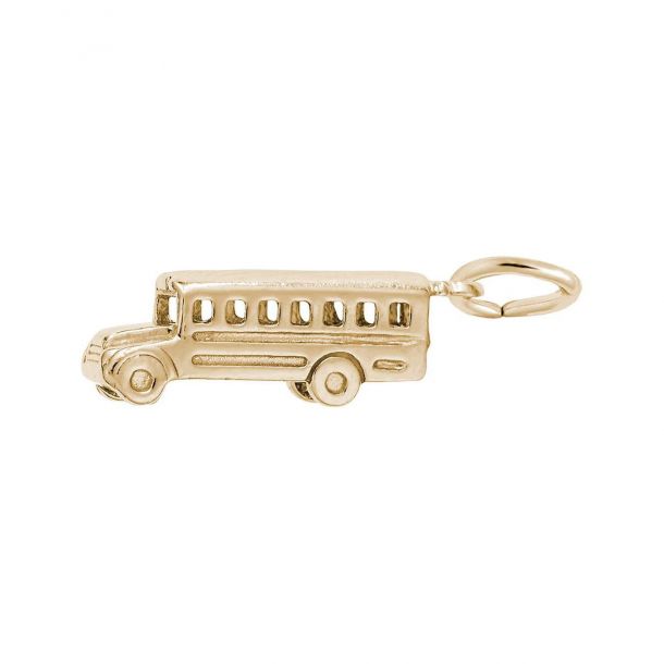 Yellow Gold School Bus Charm | REEDS Jewelers