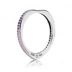 PANDORA Multi-Colored Arc of Love Ring, Multi-Colored Cubic Zirconia ...