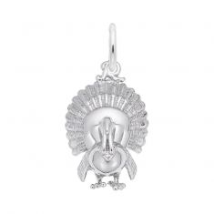 Sterling Silver Turkey 3D Charm | REEDS Jewelers