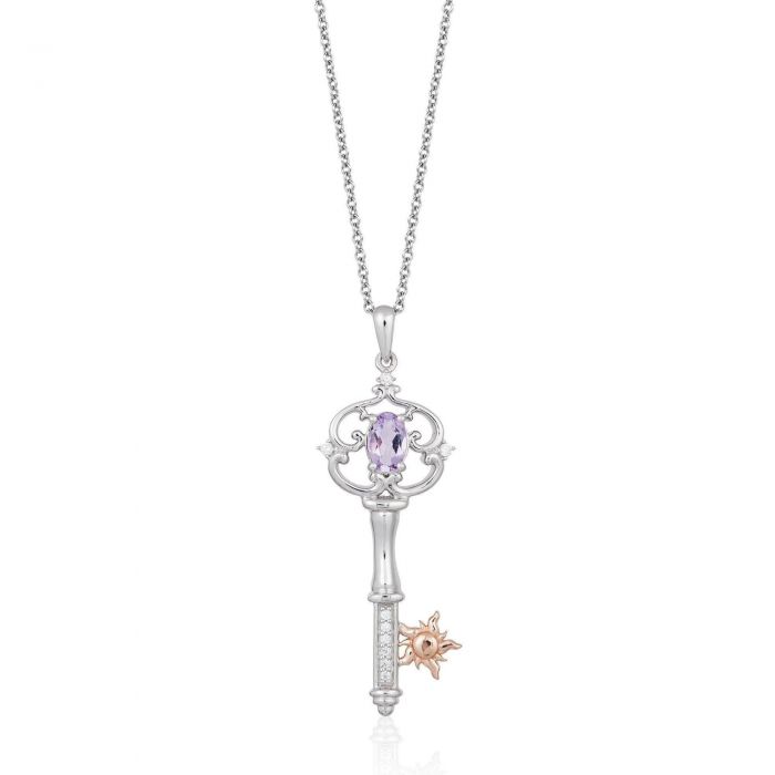 Enchanted Disney Fine Jewelry Rapunzel's Diamond and Light Purple ...
