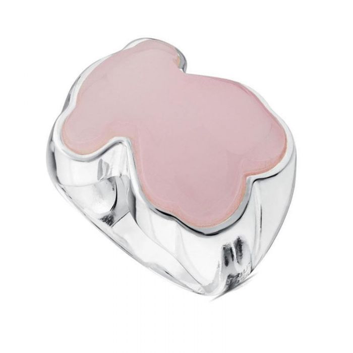 TOUS Pink Quartz Bear Sterling Silver Ring - Size 6 | REEDS Jewelers
