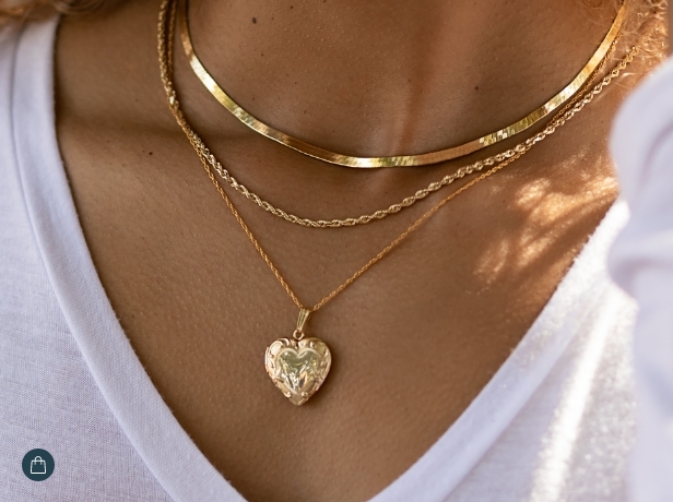 How To Layer Gold Necklaces: Layered Gold Necklaces & Jewelry | REEDS ...